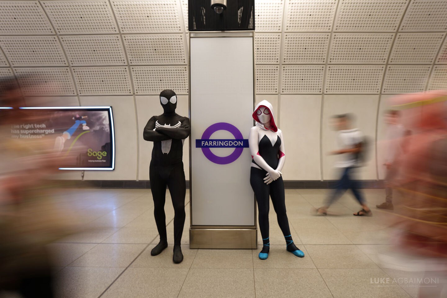 Spiderman On The London Underground - Tube Mapper