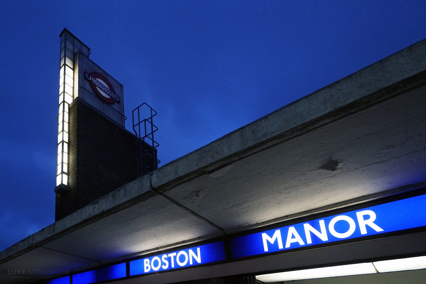 Boston Manor Station - London Photography - Tube Mapper