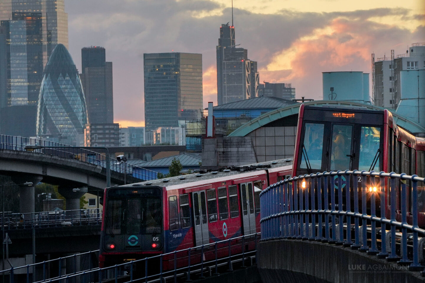 Poplar DLR Station - London Photography - Tubemapper