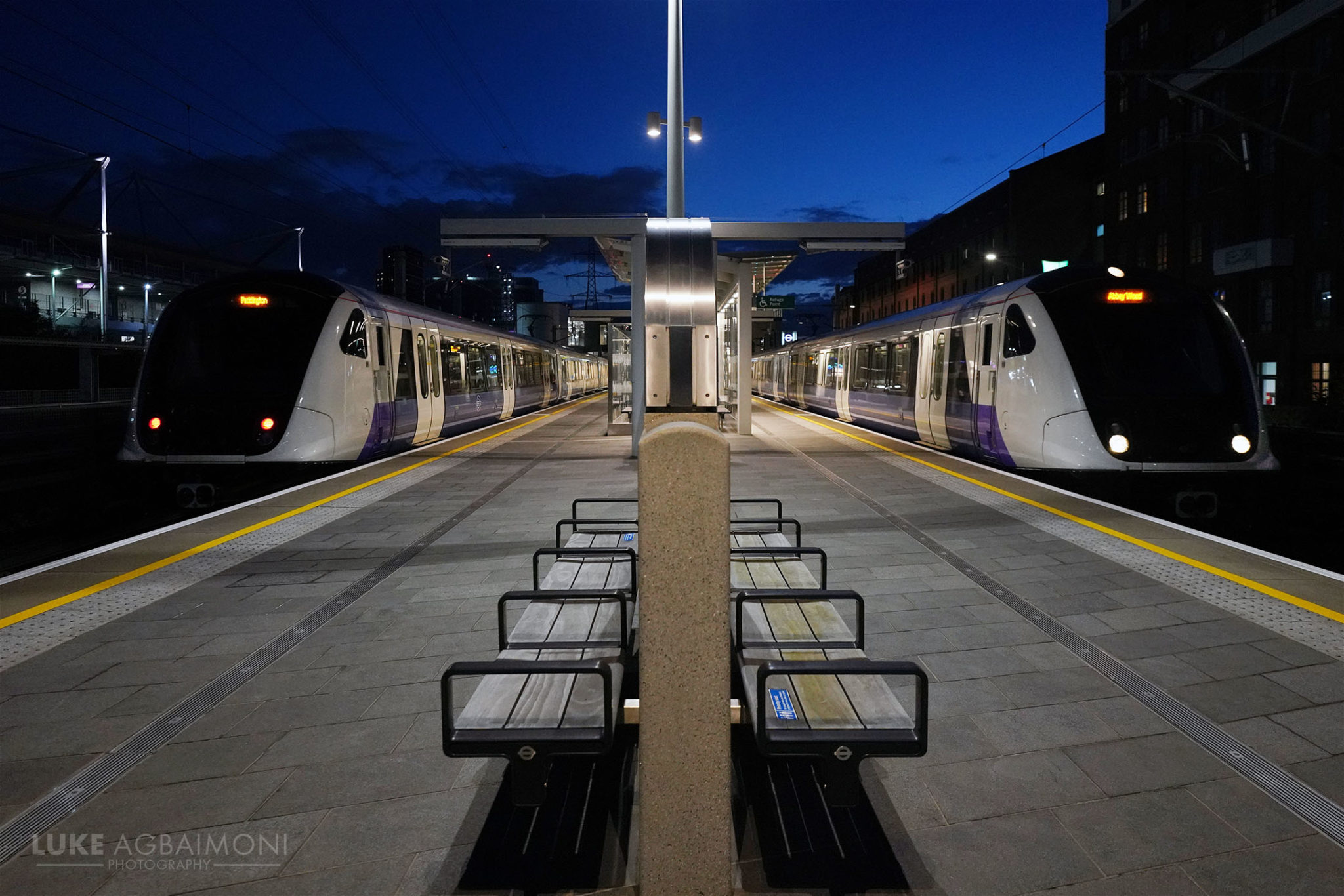 Elizabeth Line - London Crossrail Photography - Tube Mapper