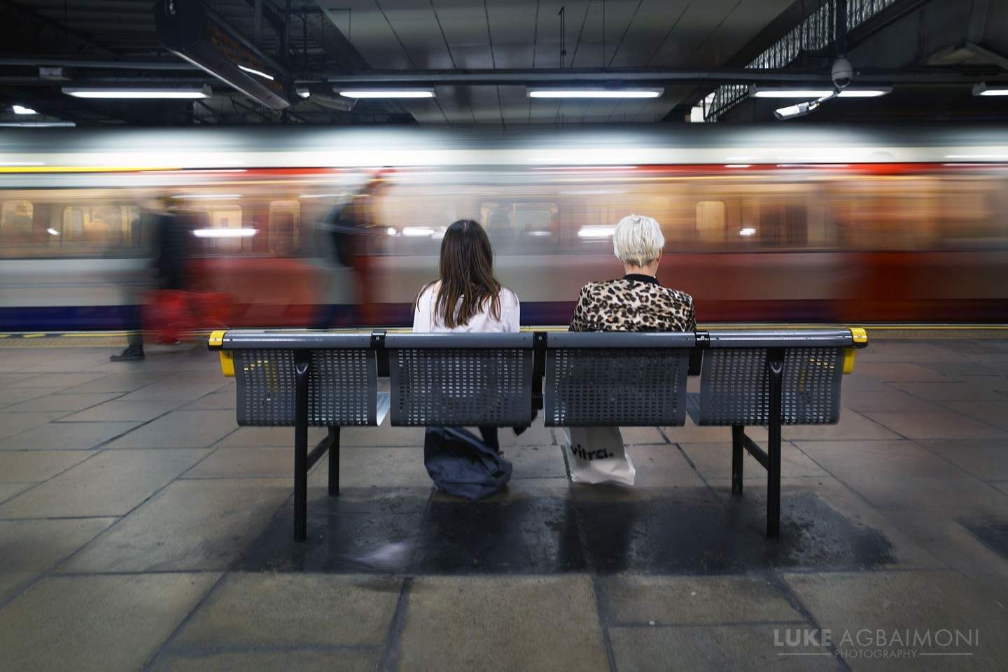 Waiting for trains - London Underground Photography - Tube Mapper