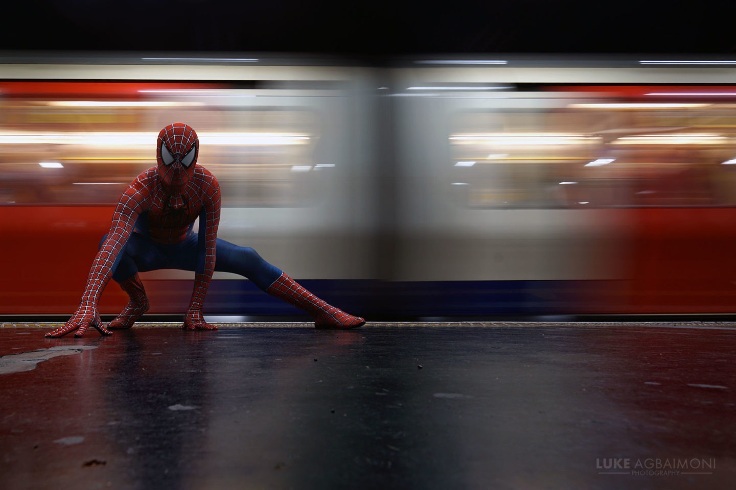 Spiderman On The London Underground - Tube Mapper
