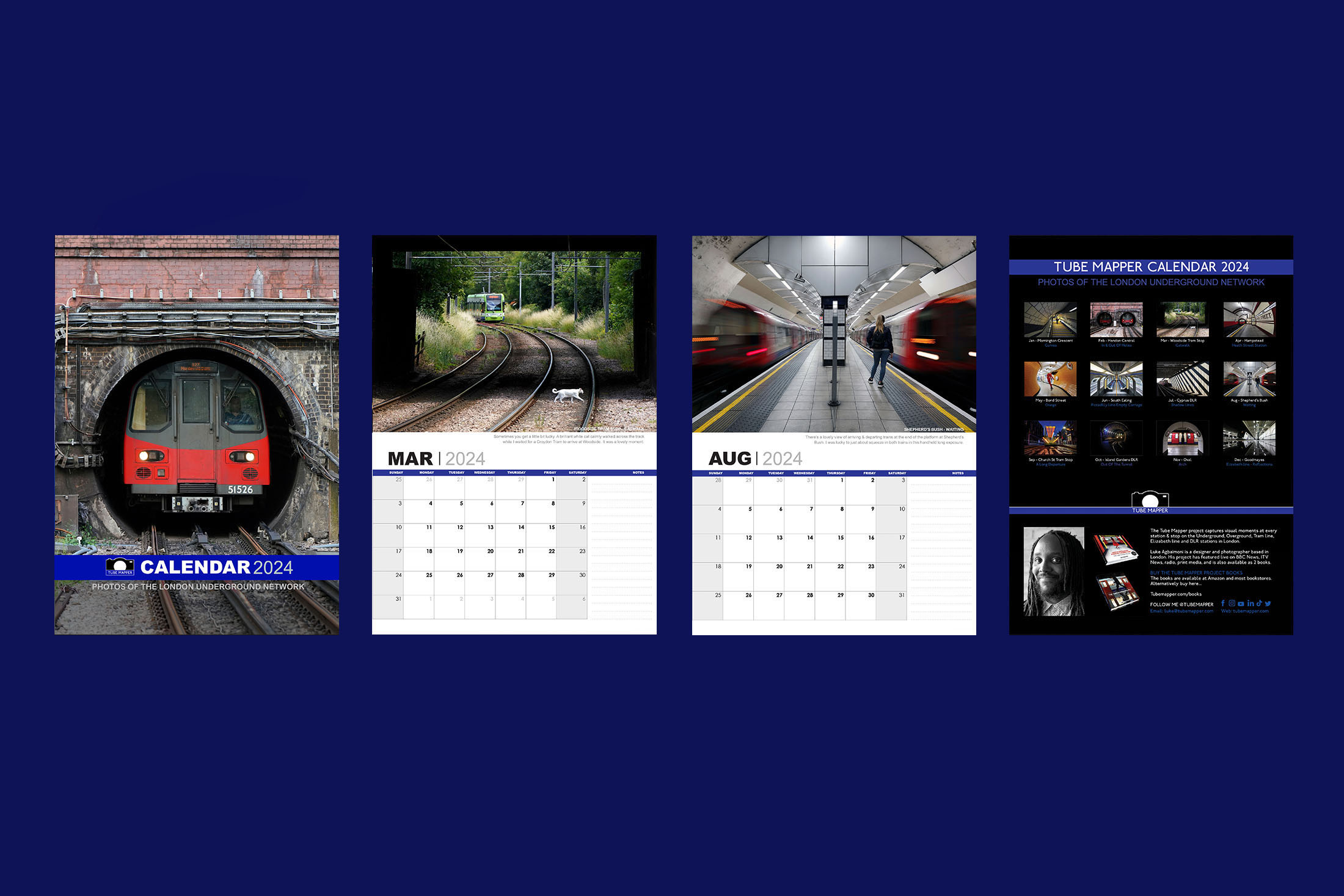 Buy London Underground 2024 Calendar - Tube Mapper